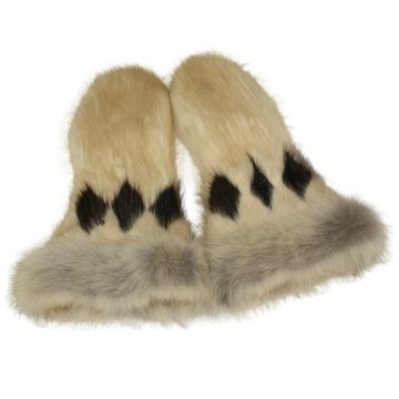 Glacier Wear - ALASKA MUSHER MITTENS - BEAVER & OTTER FUR