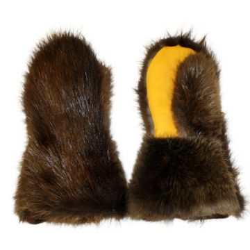 Glacier Wear - Men's and Women's Fur Gauntlet Mittens, Fur Musher Mitts ...