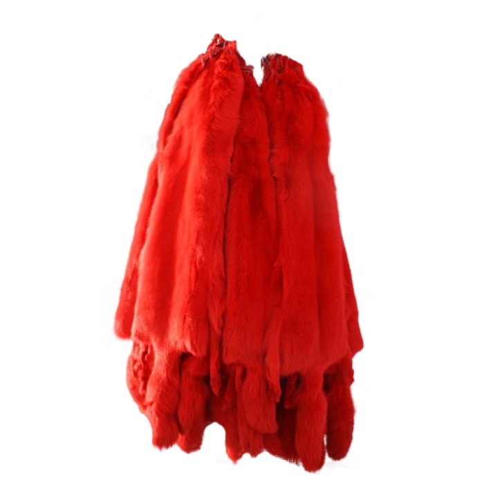 Glacier Wear - Red-Dyed Shadow Blue Fox Pelts for Sale